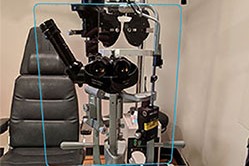 DIY slit lamp shield